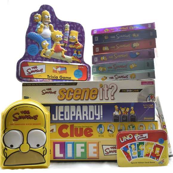 Games | Simpsons Lot 6 Board Games And Complete Seasons 12356716 Plus ...